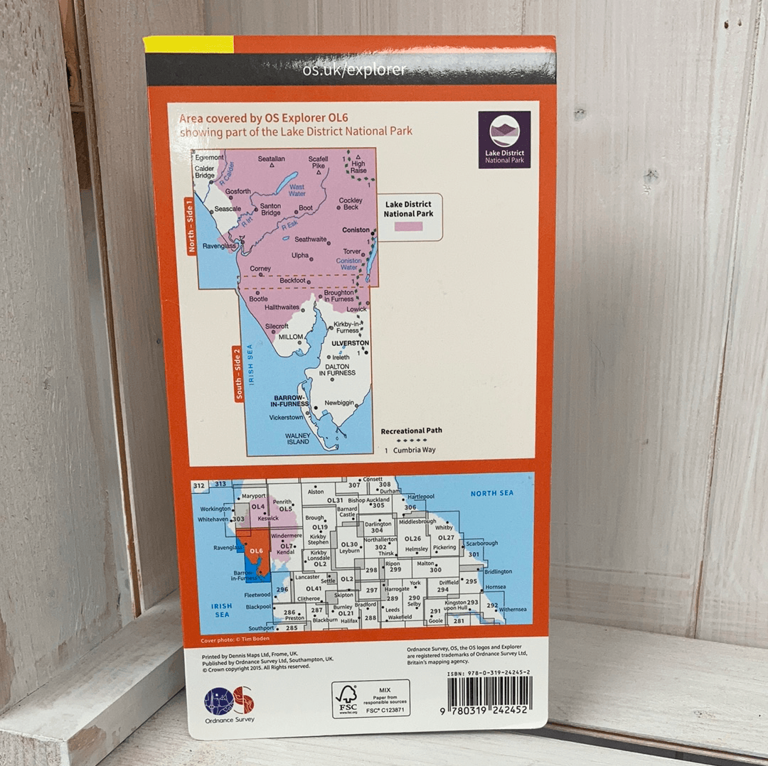 The English Lakes South Western Area (OL6) OS Explorer – The Coast Office