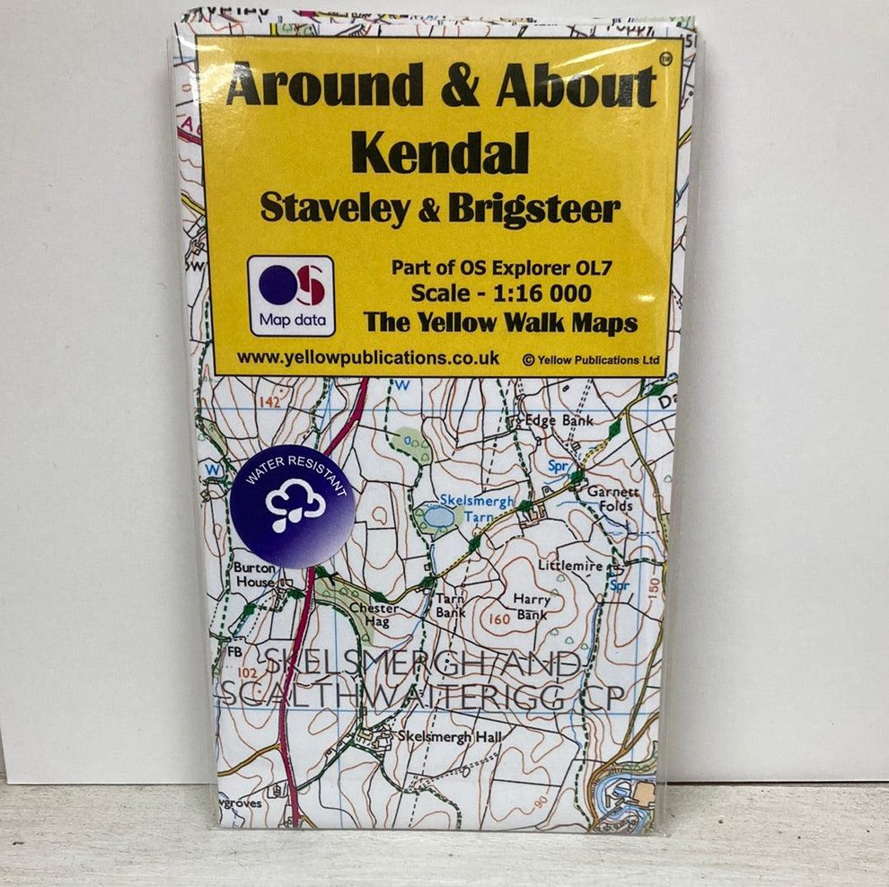 Around and About Kendal, Staveley and Brigsteer Walking Map – The Coast ...